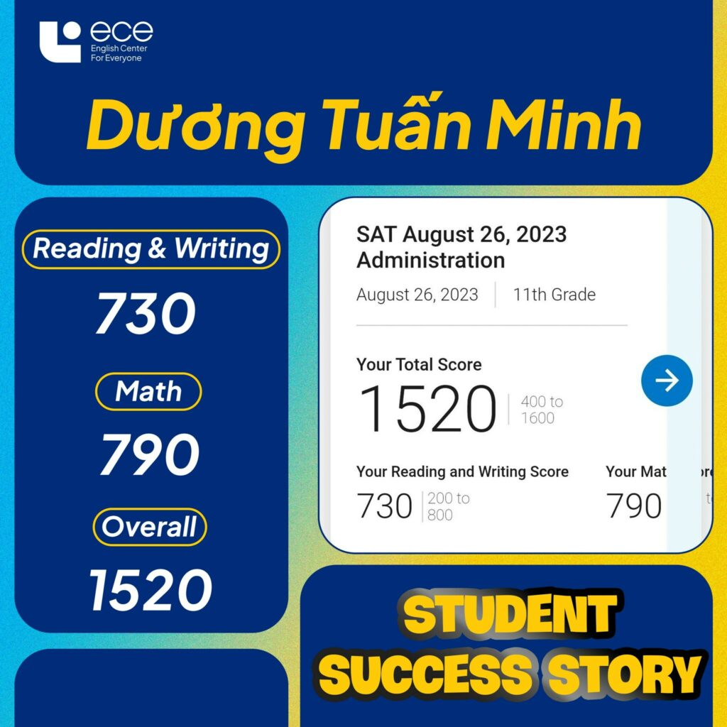 Khóa học SAT - Luyện thi SAT 1500+ cùng ECE